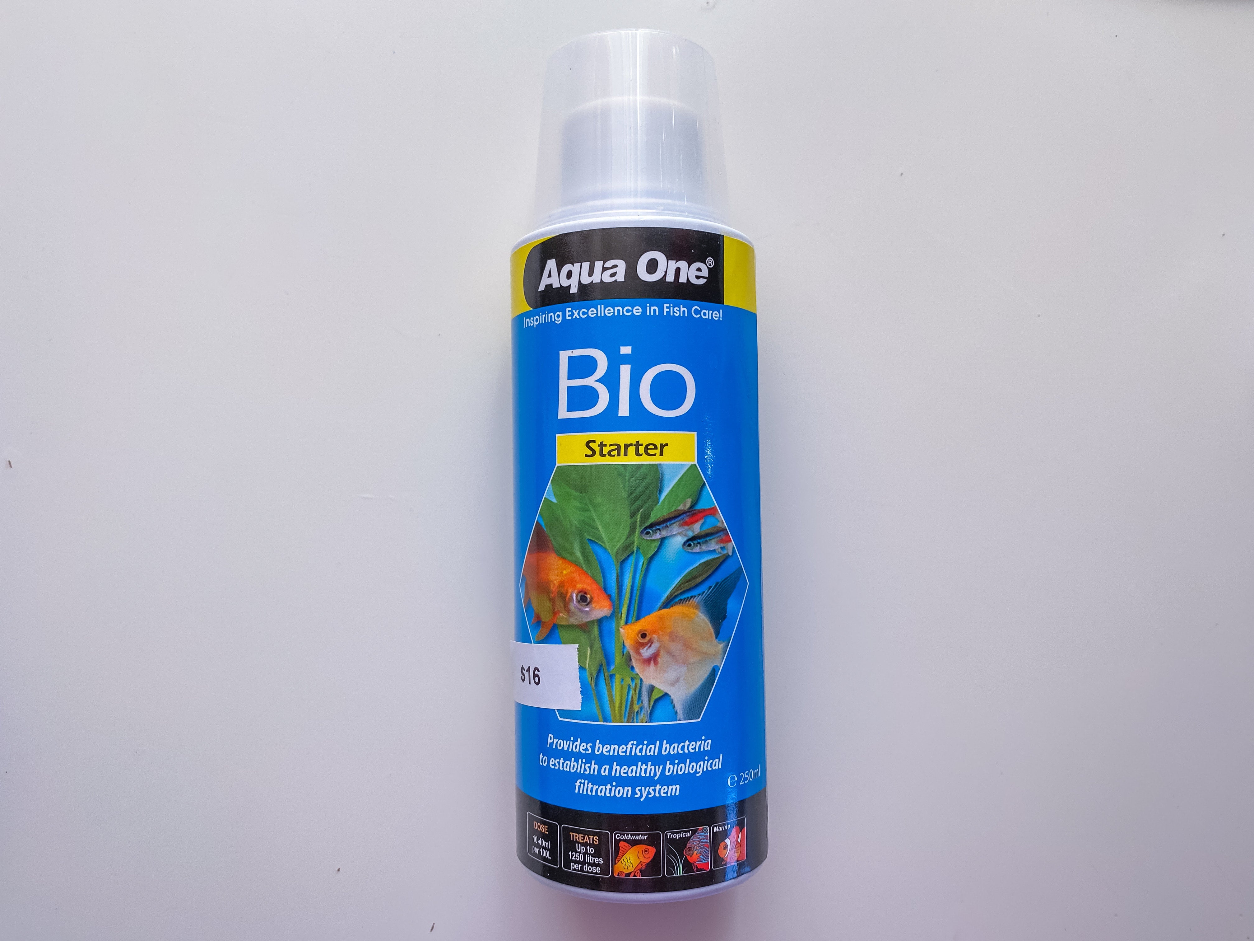 Aqua One Bio Starter 250ml | Fancy Fishes