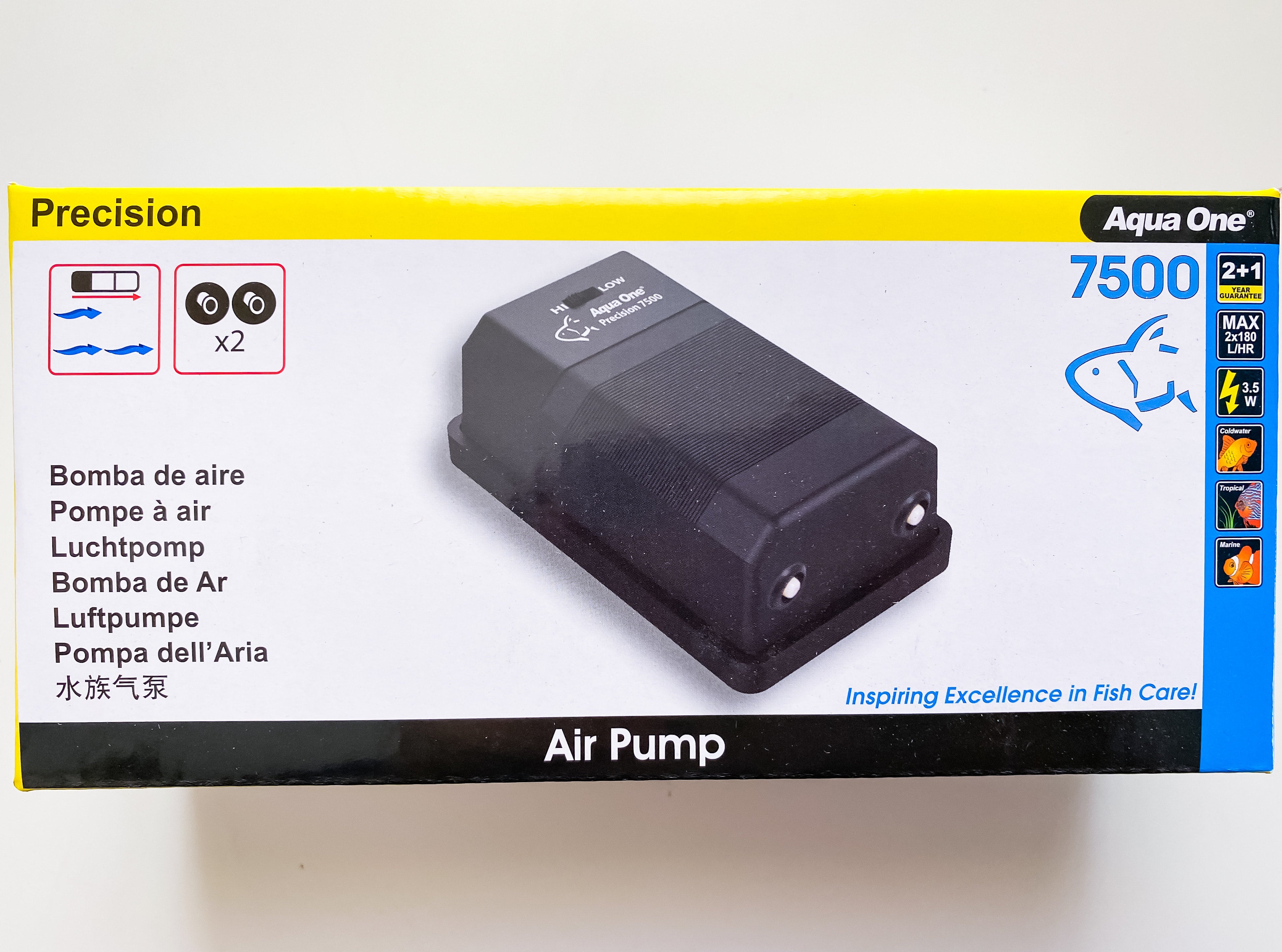 Aqua One Air Pump 7500 | Fancy Fishes