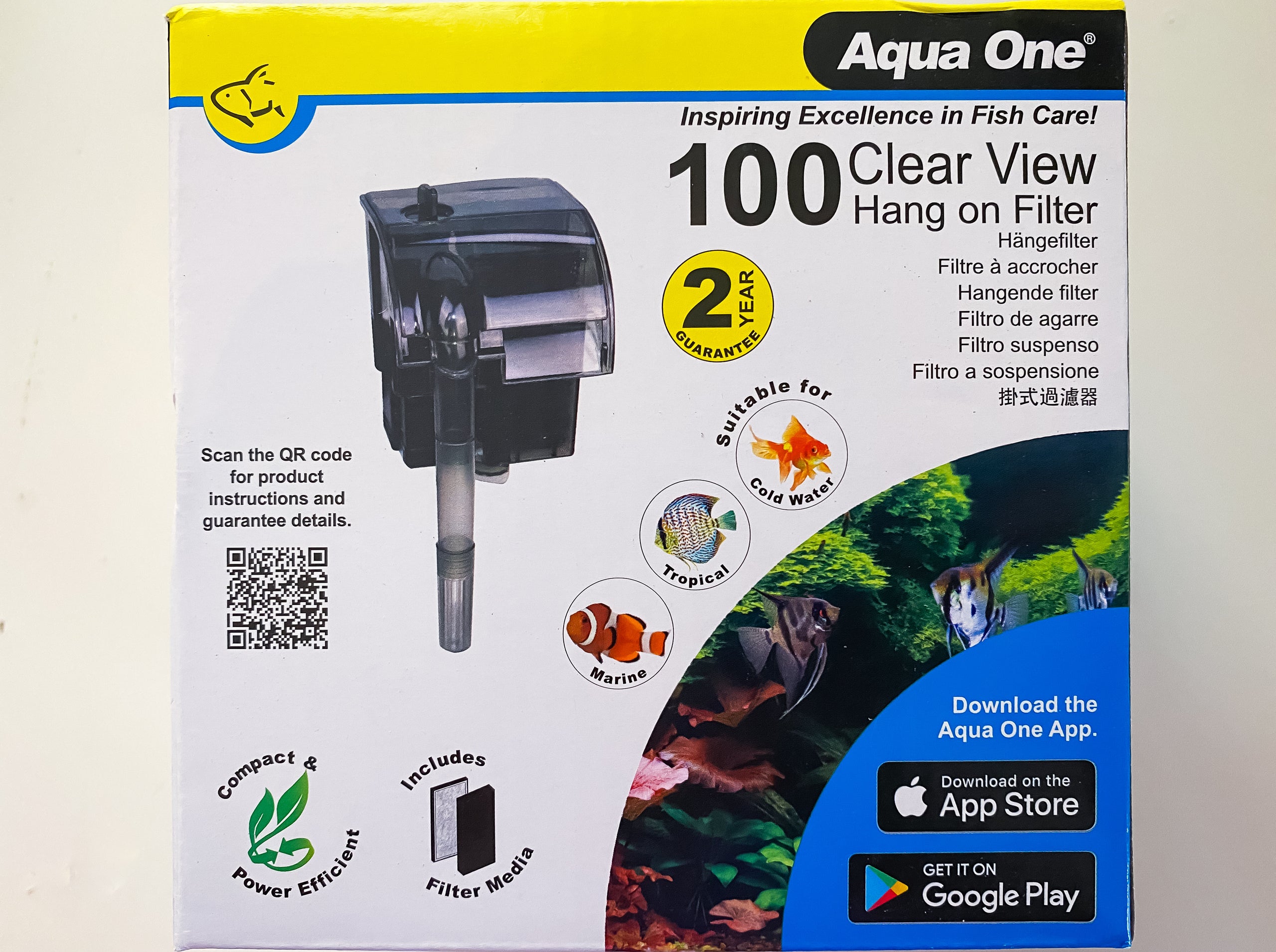 Aqua One Clear View Filter 100 | Fancy Fishes