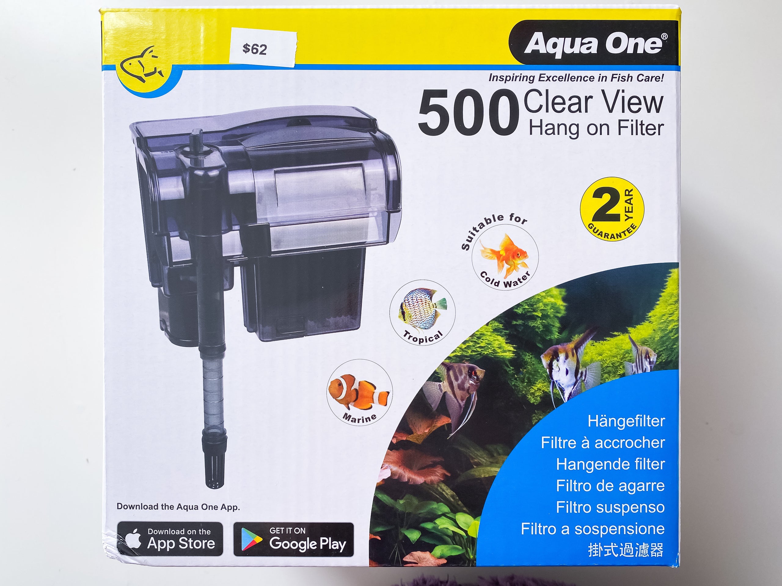 Aqua One Clear View Filter 500 | Fancy Fishes
